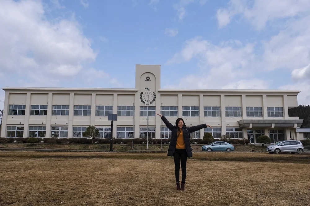 Japanese Public High School Building