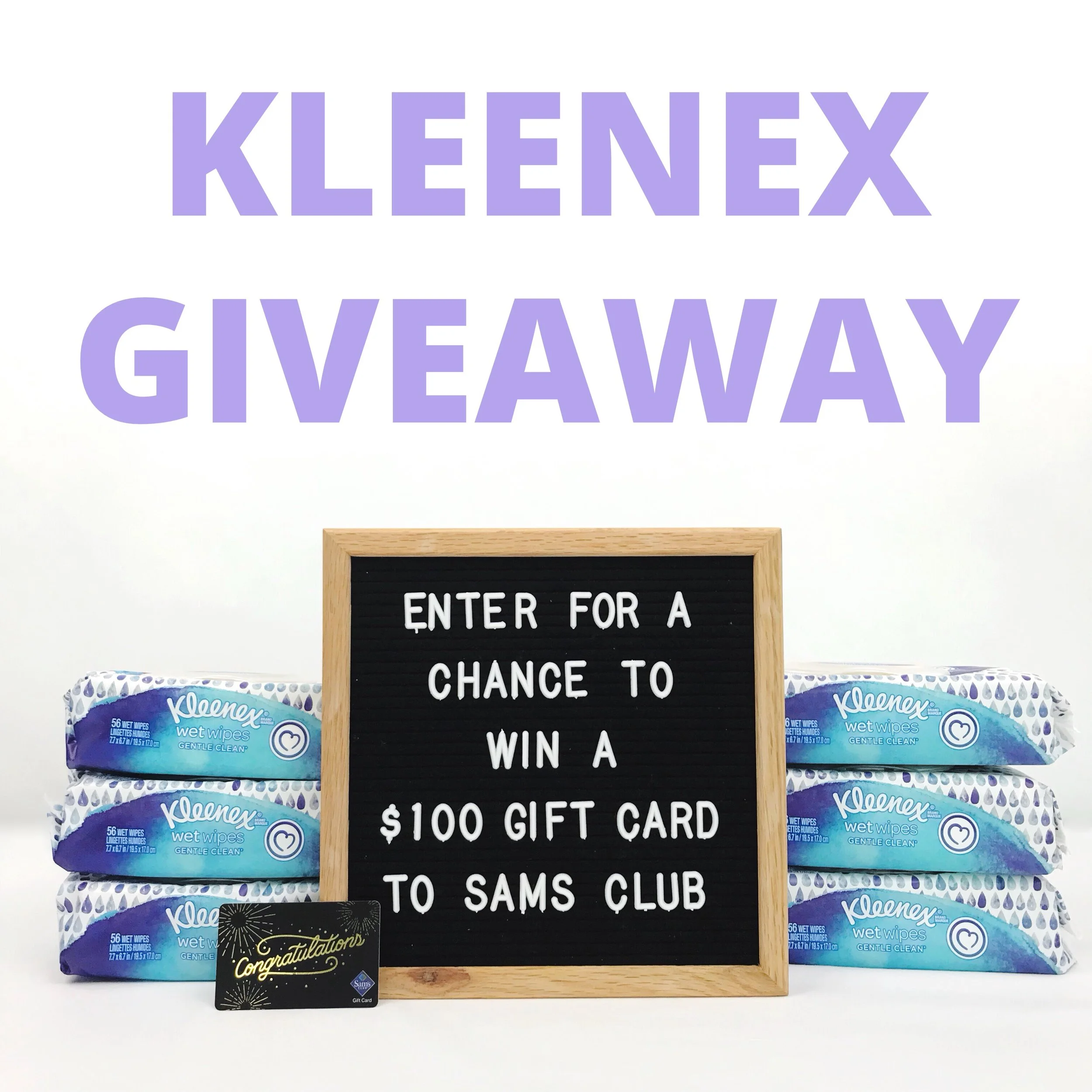 KLEENEX GIVEAWAY (Win a $100 Gift Card to Sam's Club) — Sam's Simple ...