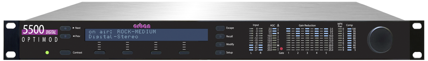 Overview OPTIMOD 5500i Audio Processor for FM Radio Broadcasters — Orban