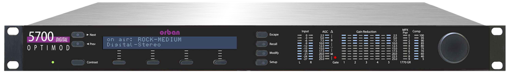 Overview OPTIMOD 5700i Audio Processor for FM, digital radio and ...