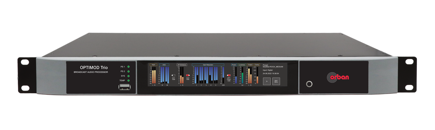 OPTIMOD Trio Audio Processor - Overview — Orban