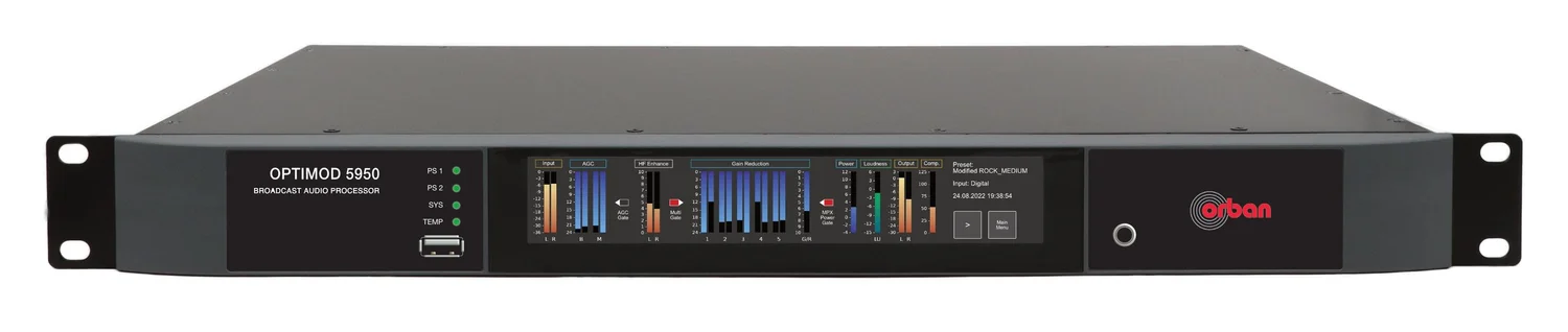 OPTIMOD 5950 Audio Processor - Overview — Orban