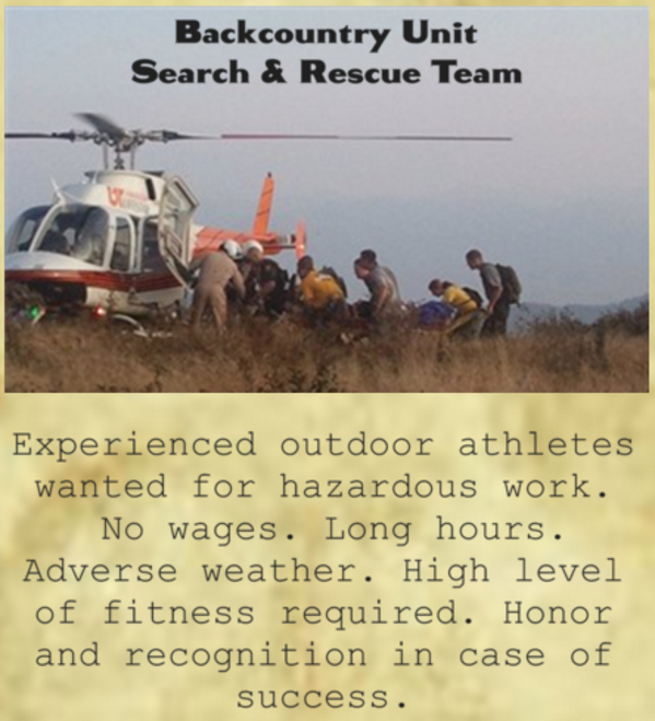 JOIN — BUSAR - Backcountry Search & Rescue