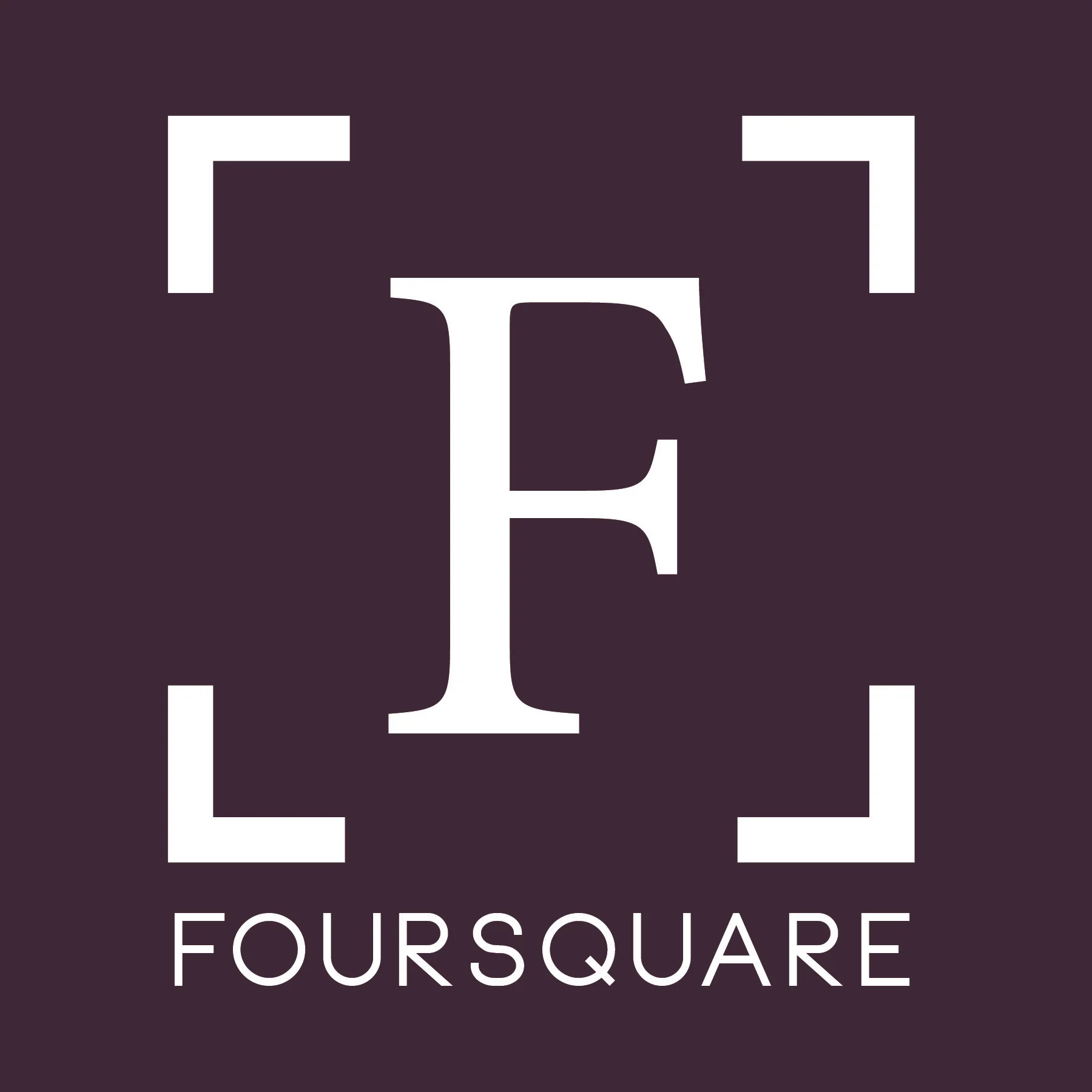 Foursquare Logo Black And White