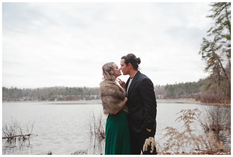 Walden Pond Engagement Session
