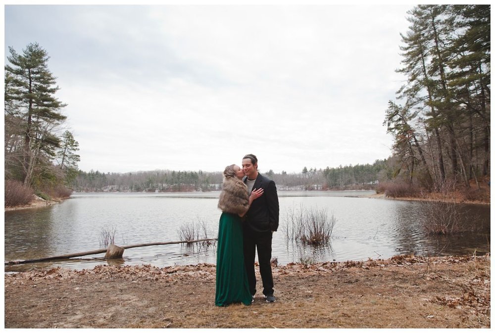 Walden Pond Engagement Session