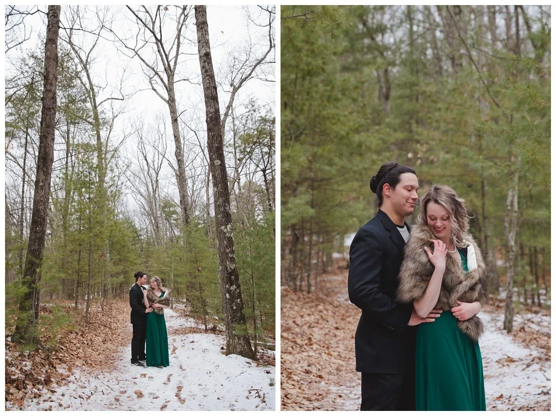 Walden Pond Engagement Session