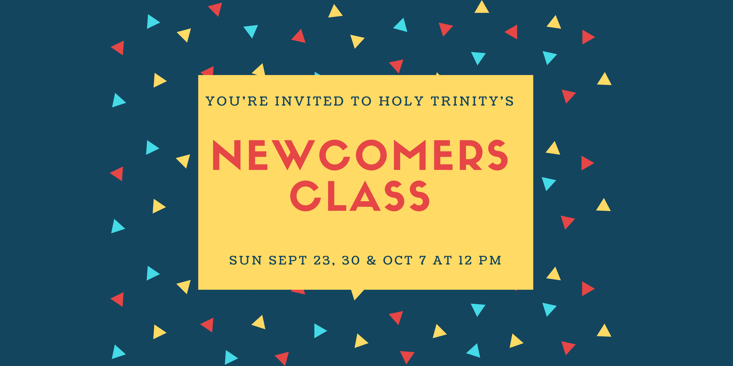 Newcomers Class — Holy Trinity Episcopal Church