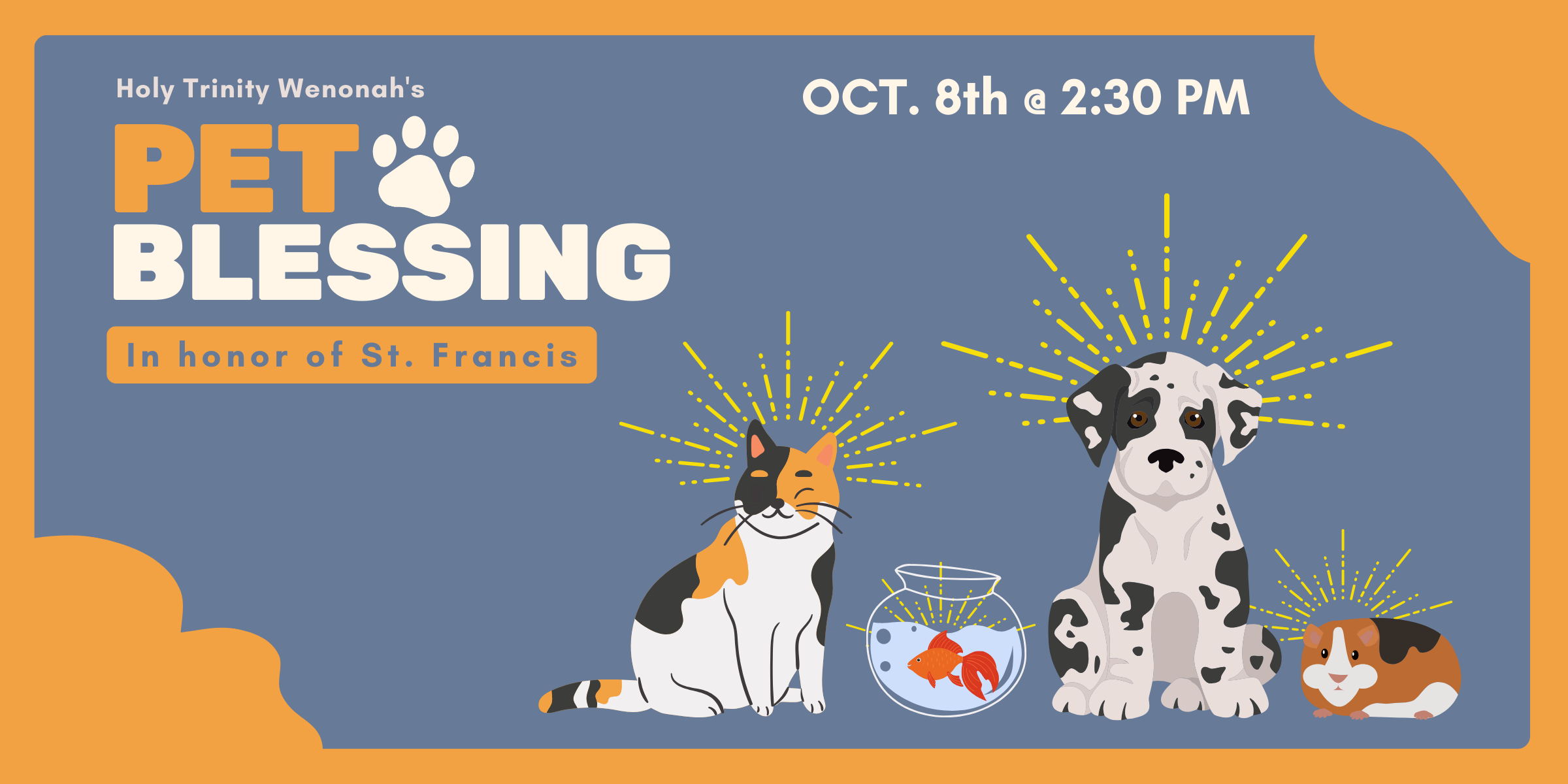 The Blessing of the Animals for the Feast of St. Francis — Holy Trinity ...