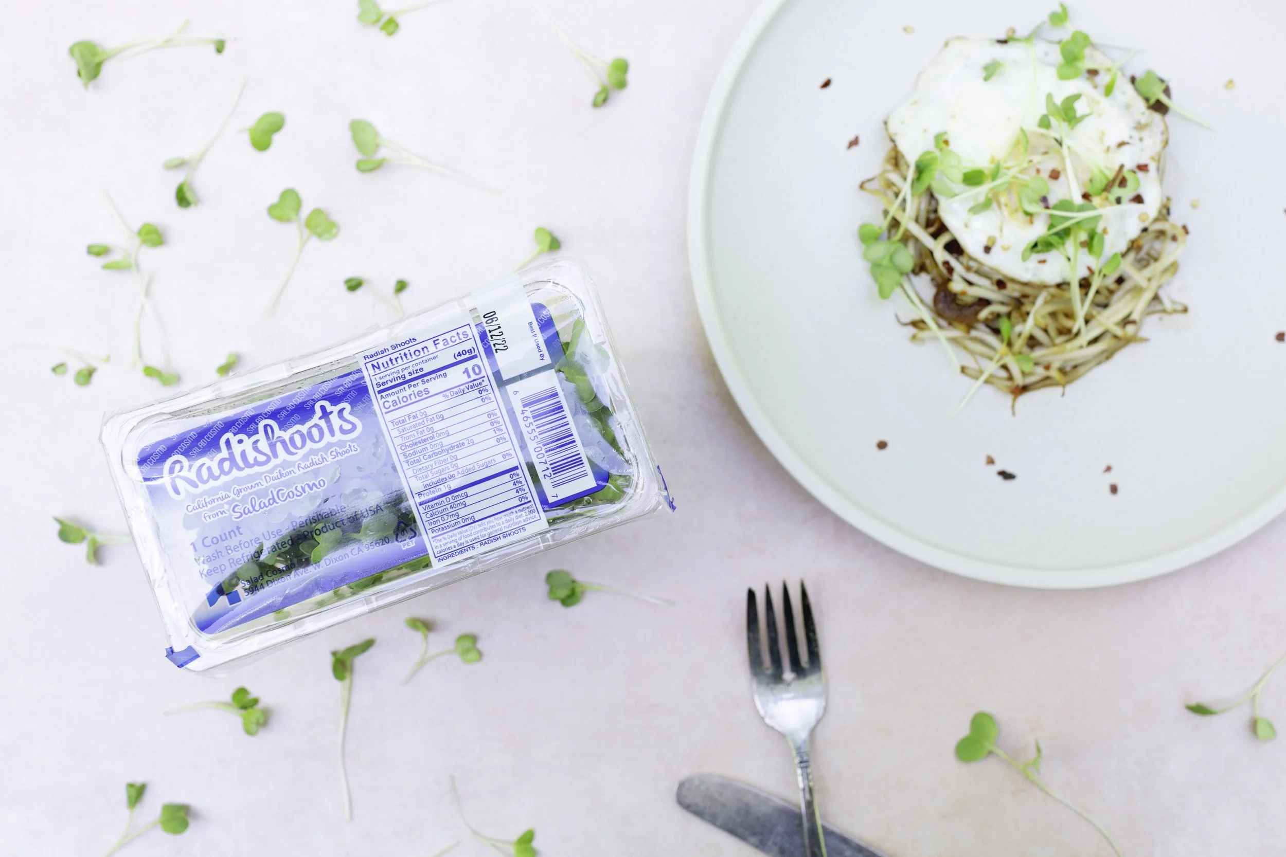 One-Skillet Savory Breakfast Bean Sprouts — Salad Cosmo USA