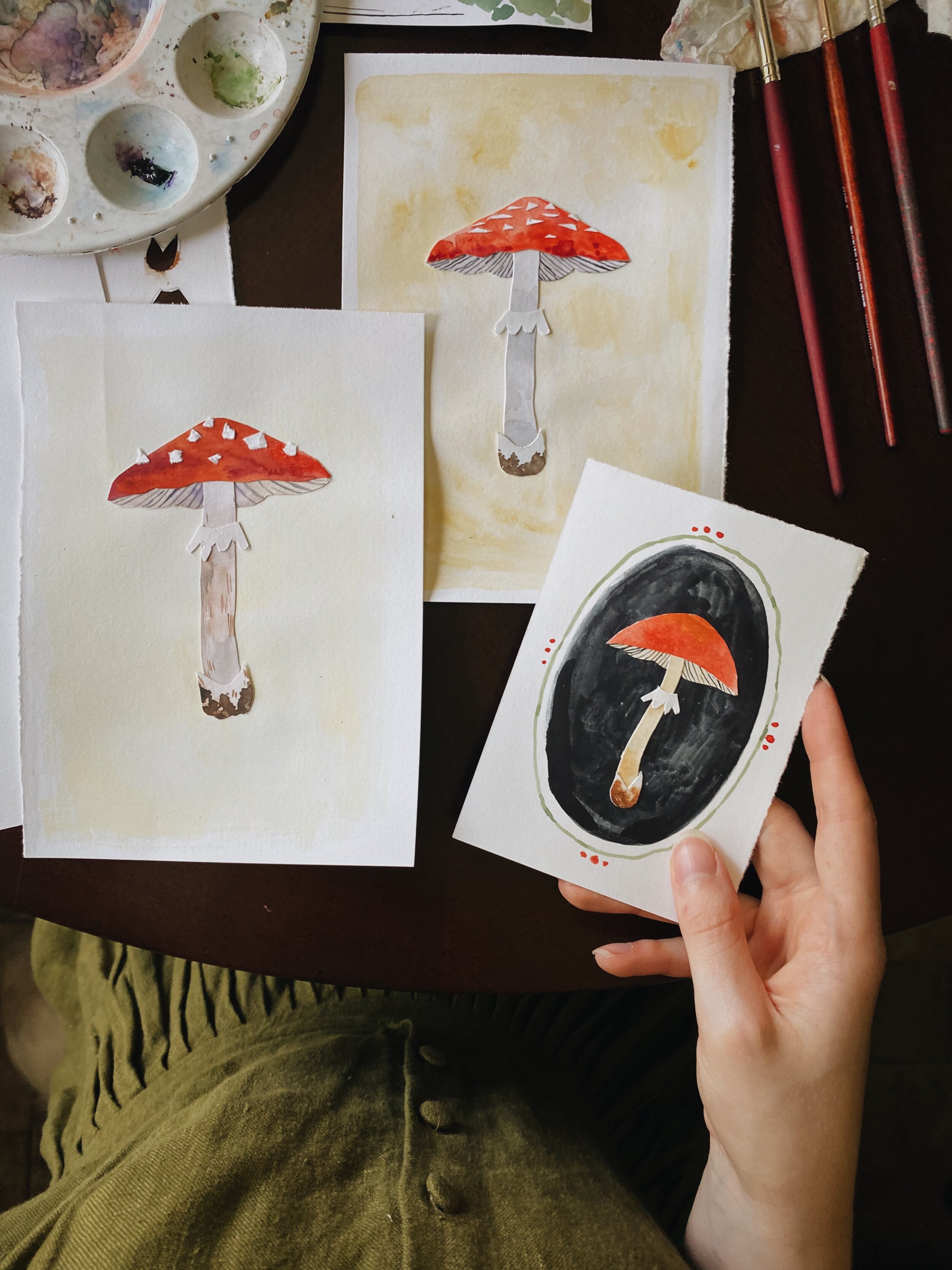 Mushroom Collage DIY — Taryn Knight Illustration