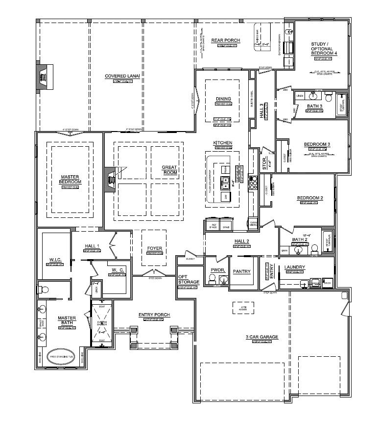 The Johnson Home Plan — Eric Edwards Construction