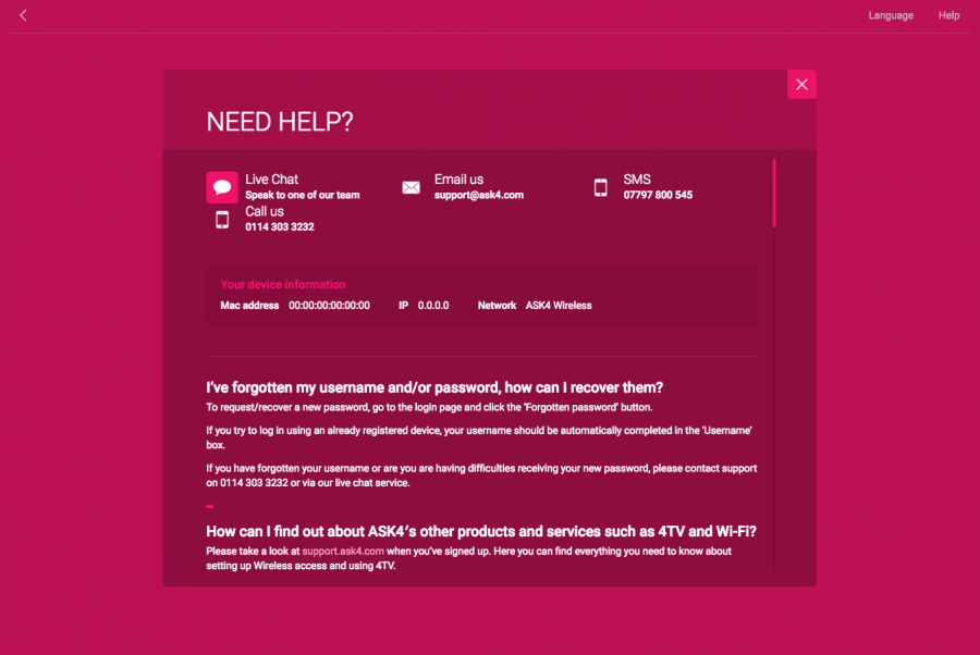Signup — Client Service Management