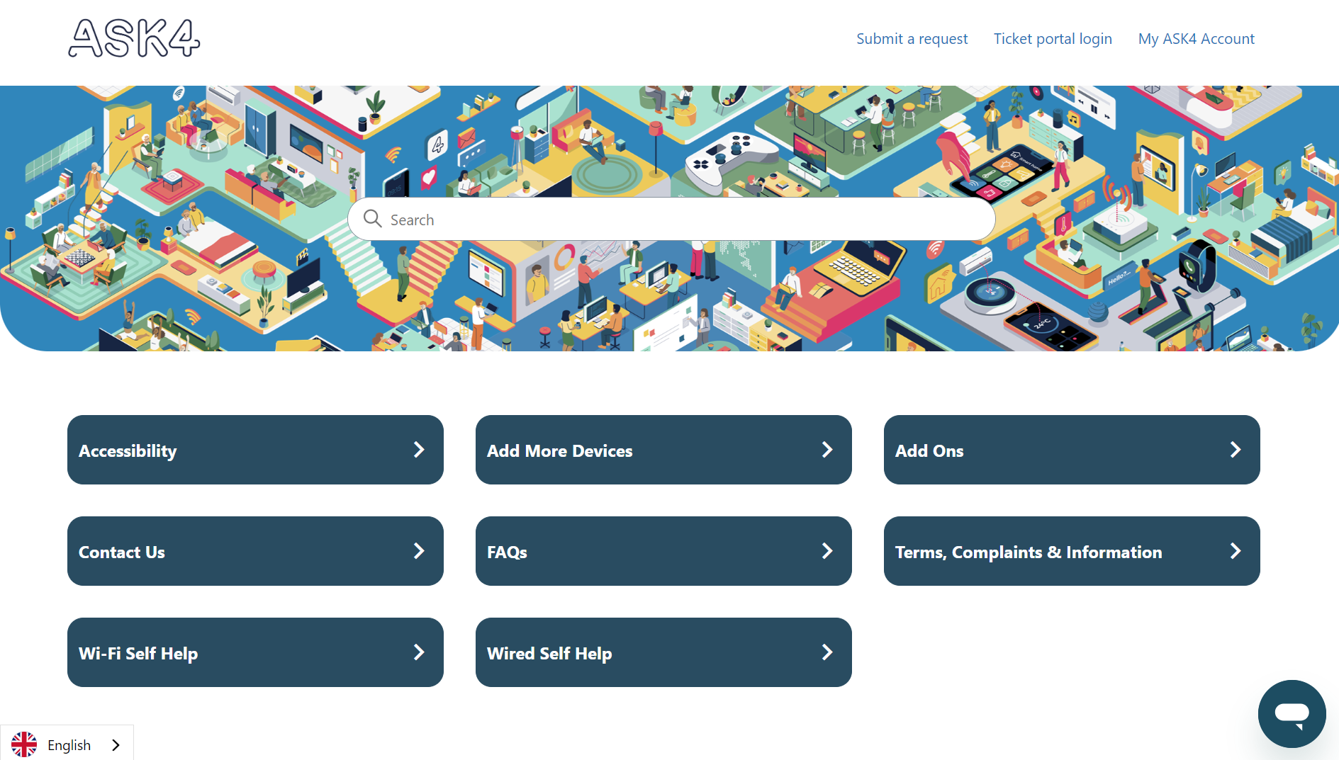 Support Portal Client Service Management