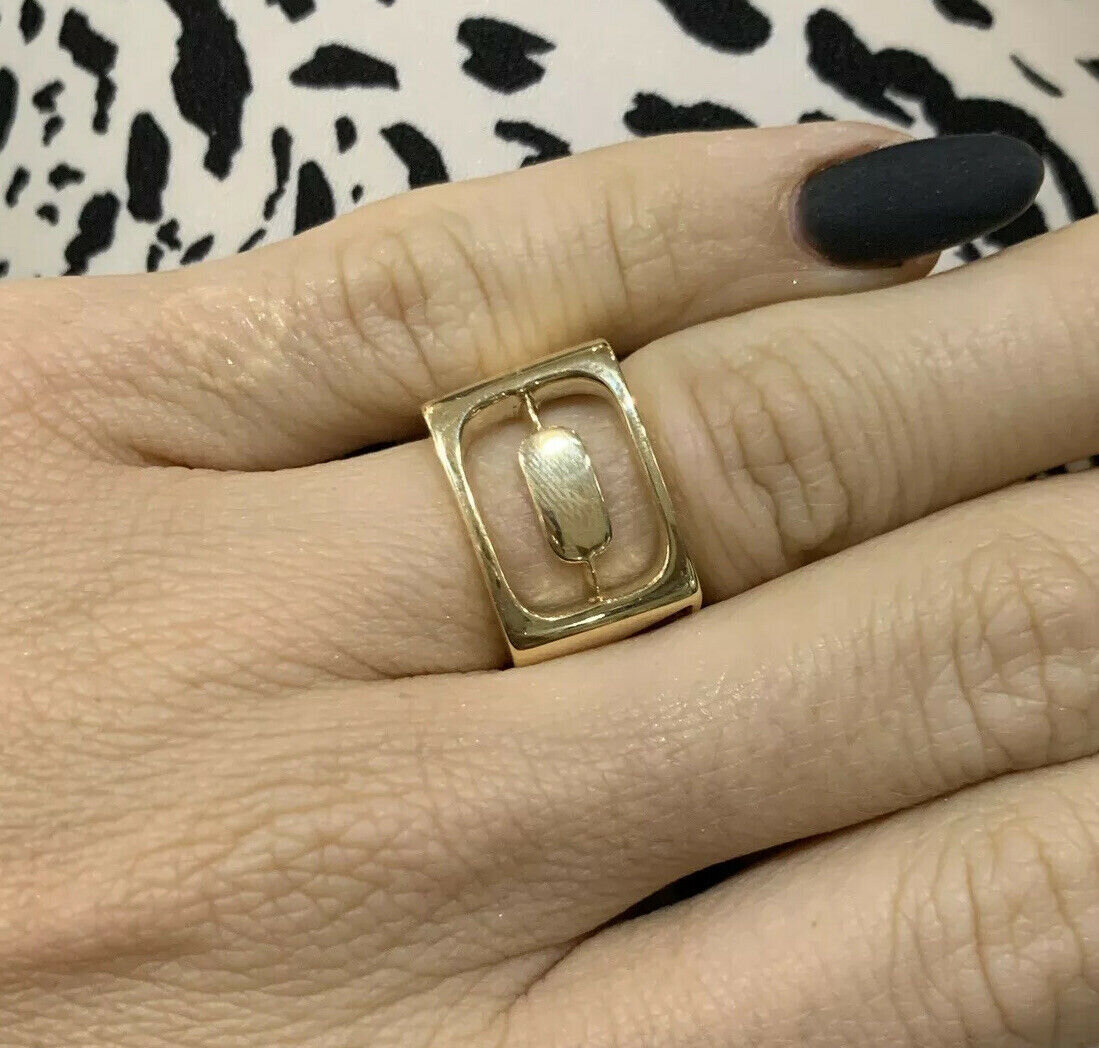 TIFFANY & Co LOVE 18k Yellow Gold Ring by DONALD CLAFLIN Sz 6.25 RARE — LOVEJOY ANTIQUES