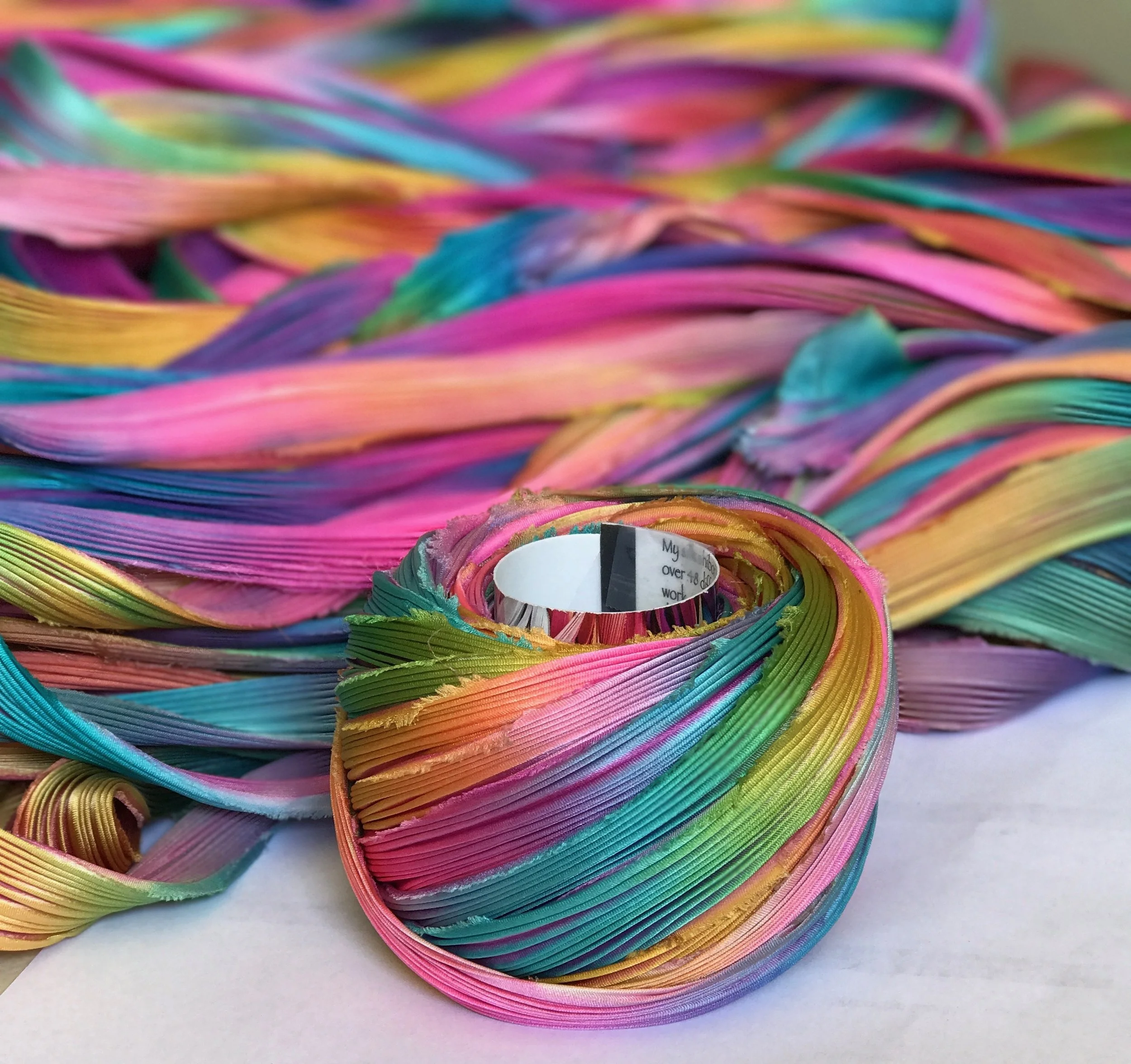 Silk Shibori Ribbon Scrap Bags — Shibori Girl Studios