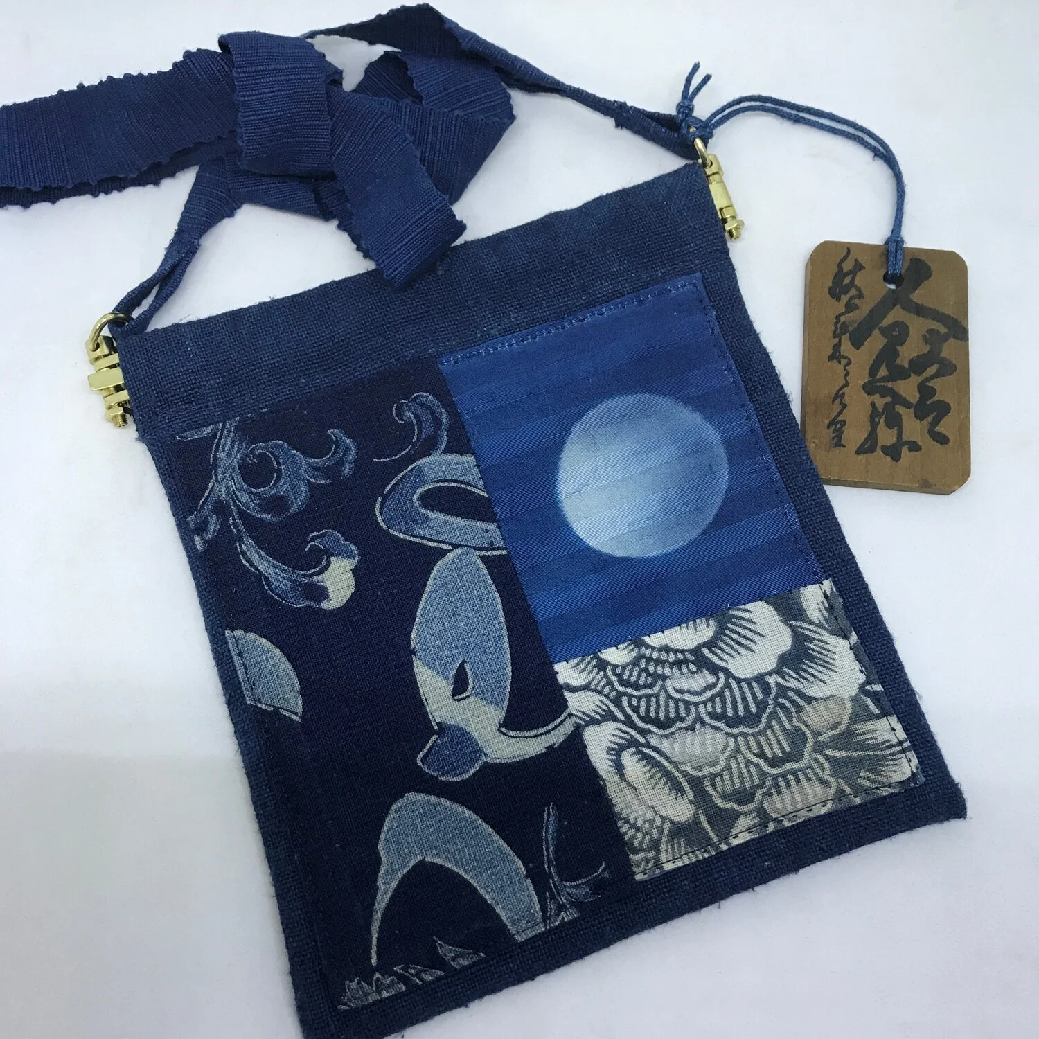 Indigo Mooncloth-set of 4 — Shibori Girl Studios