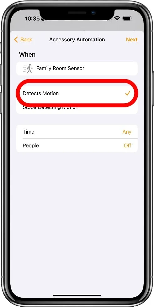 Motion Controlled Lighting With HomeKit