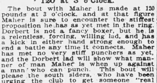 Louis “Kid” Dorbert, a featherweight boxer who was unafraid of bigger ...