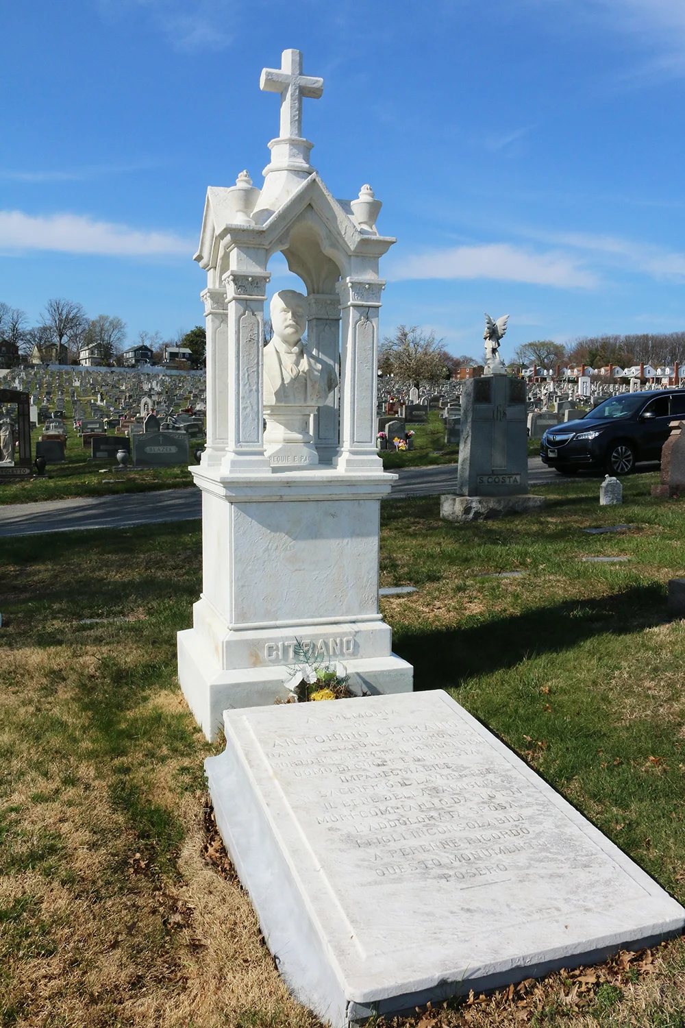 Antonio Citrano is forever remembered at Most Holy Redeemer Cemetery ...
