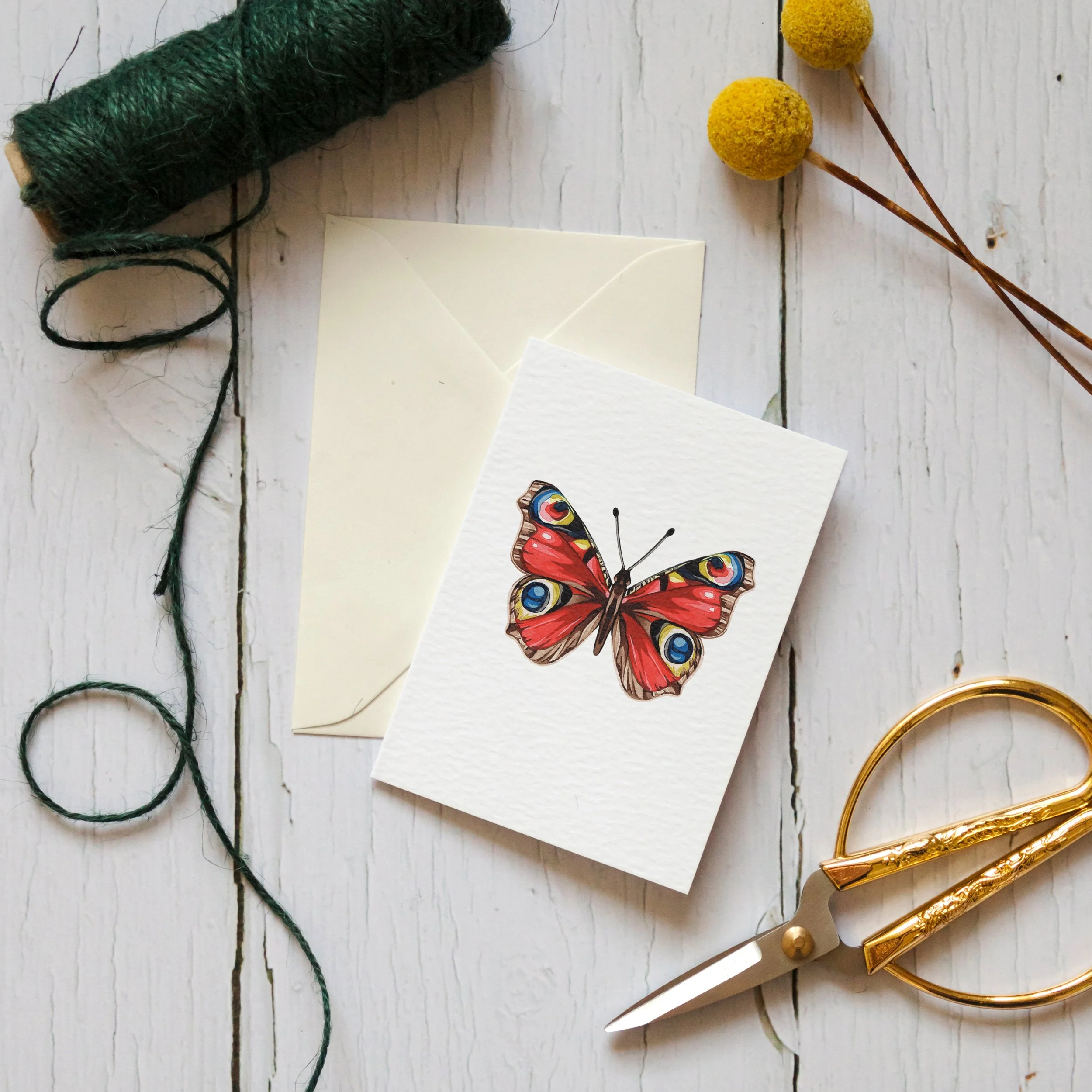 Mini Butterfly Greetings Card — Sophie Brabbins