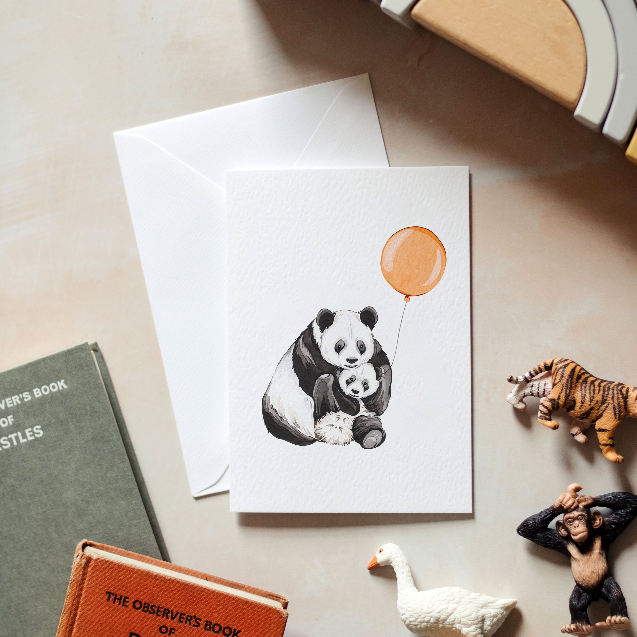 Baby Panda Greetings Card — Sophie Brabbins