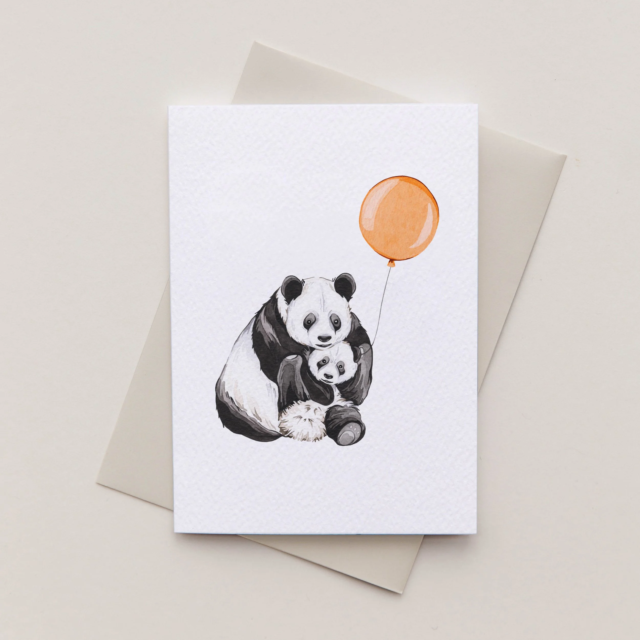 Baby Panda Greetings Card — Sophie Brabbins