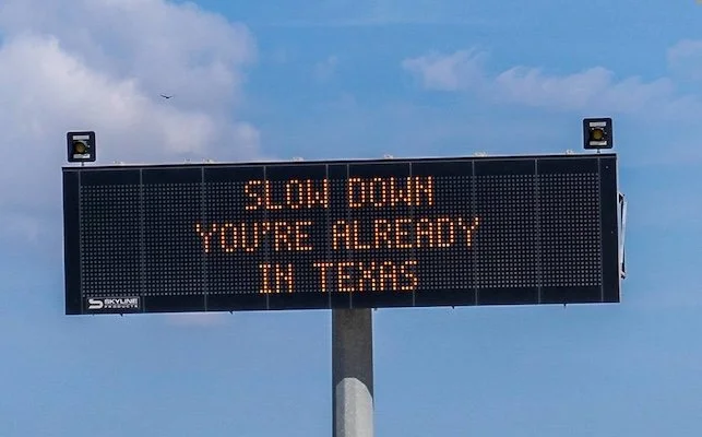 Humorous Messages Discouraged on Highway and Freeway Changeable Signs