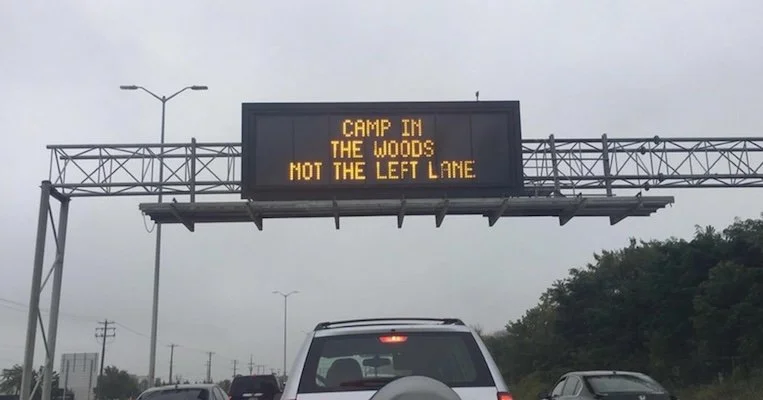 Humorous Messages Discouraged on Highway and Freeway Changeable Signs