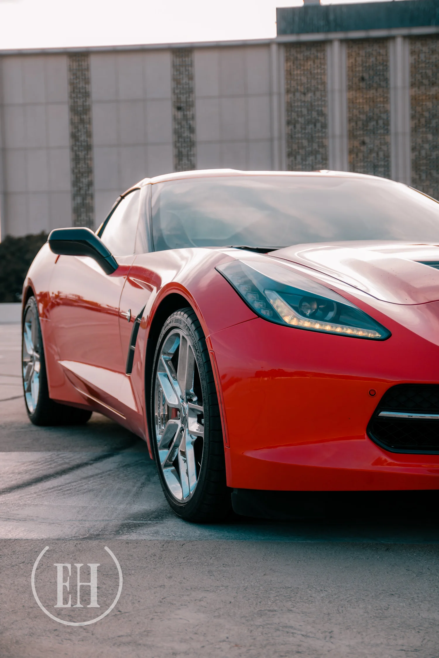Red Corvette Stingray Wallpaper