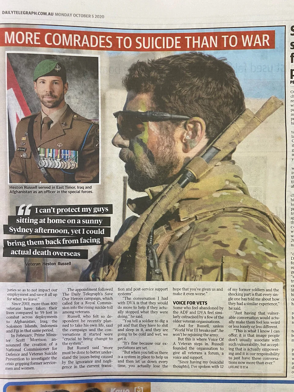 #102 Heston Russell — Life on the Line Podcast