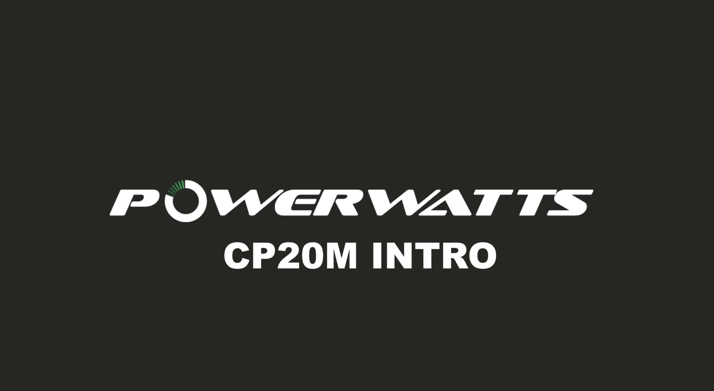 Welcome New User — PowerWatts