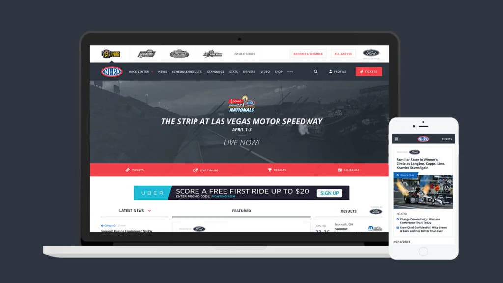 NHRA — Dan Duarte Design