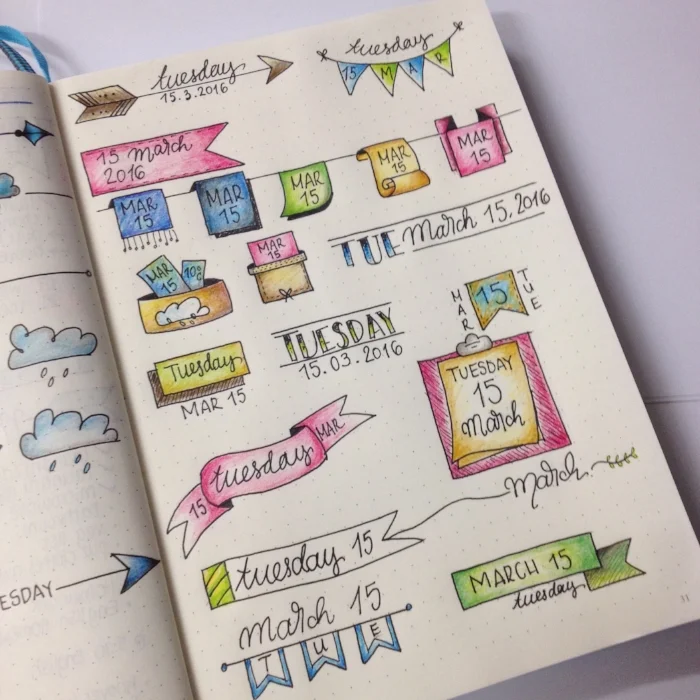 How to add Colour in your Bullet Journal — Square Lime Designs