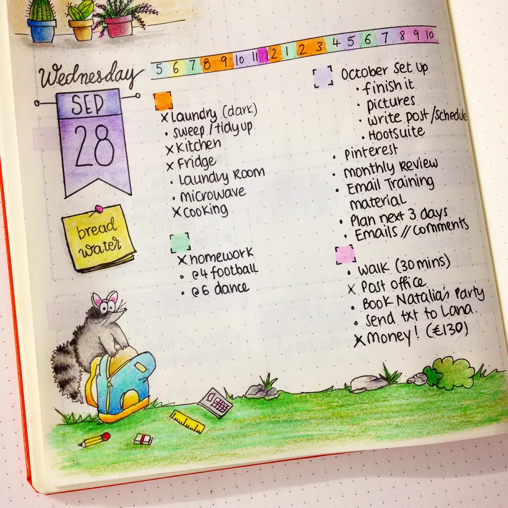 Weekly vs Daily Spreads in your Bullet Journal — Square Lime Designs