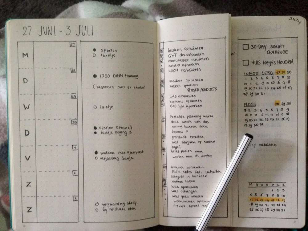 Vertical Dutch Door Ideas for your Bullet Journal — Square Lime Designs