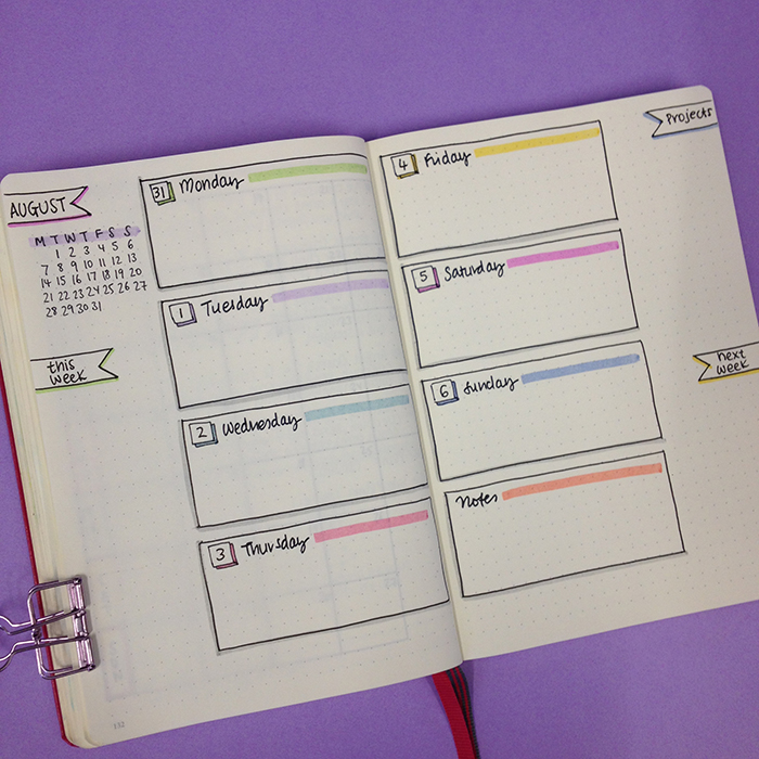 How do you transition from one month to the next in your weekly spreads ...