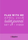 Plan With Me: My April Set Up in my Bullet Journal + Video — Square ...