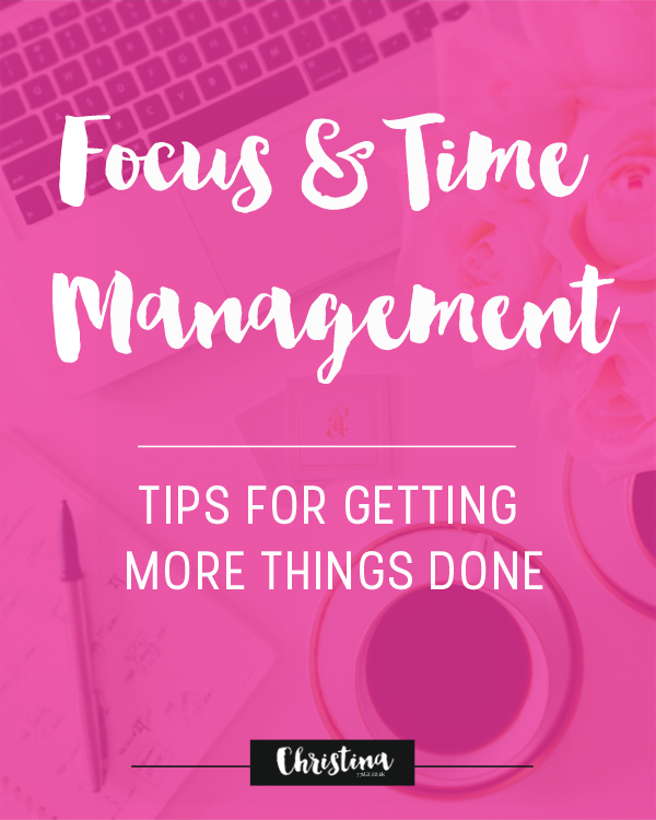 Focus and Time Management - Tips for getting more things done — Square ...