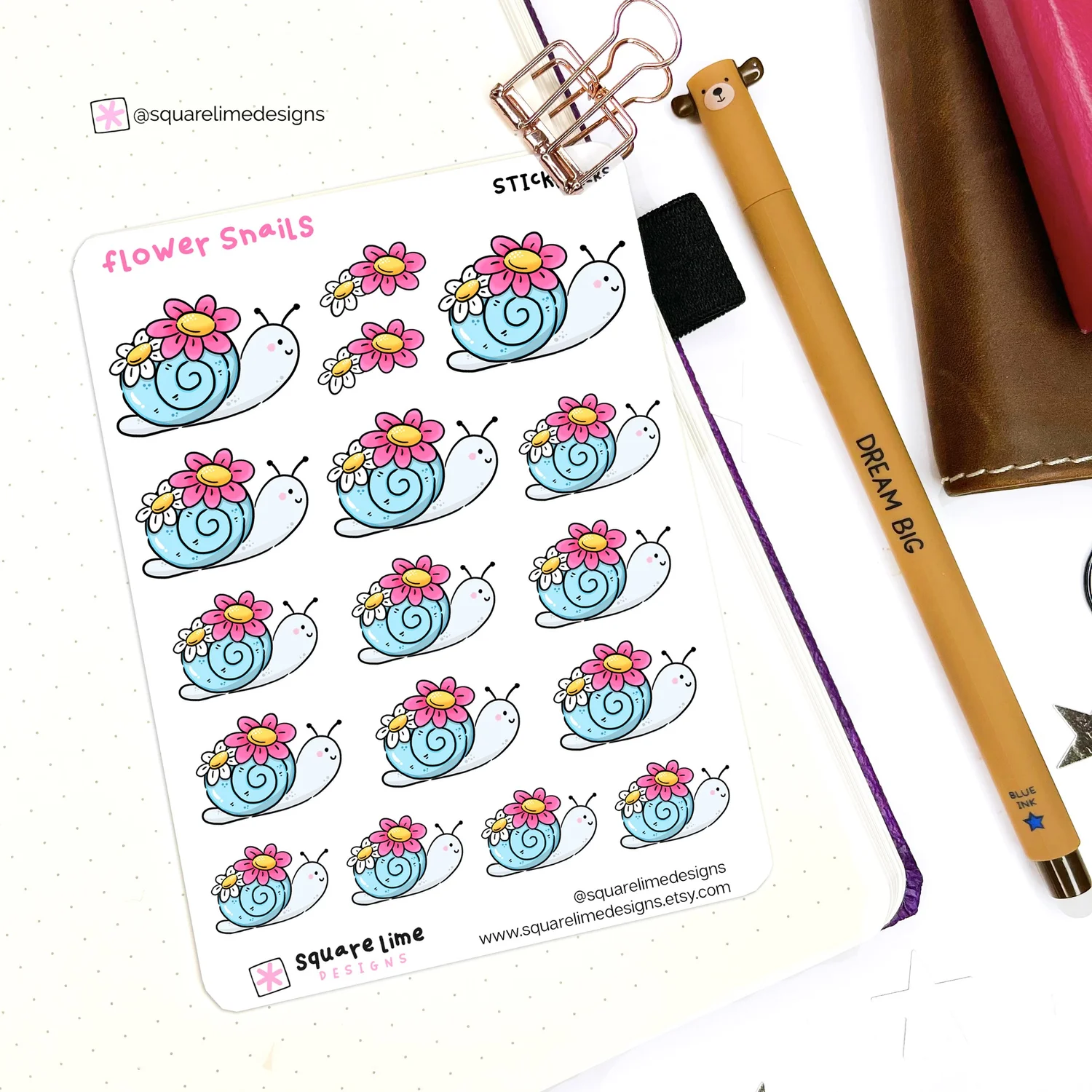 Printable Stickers — Store 2 — Square Lime Designs