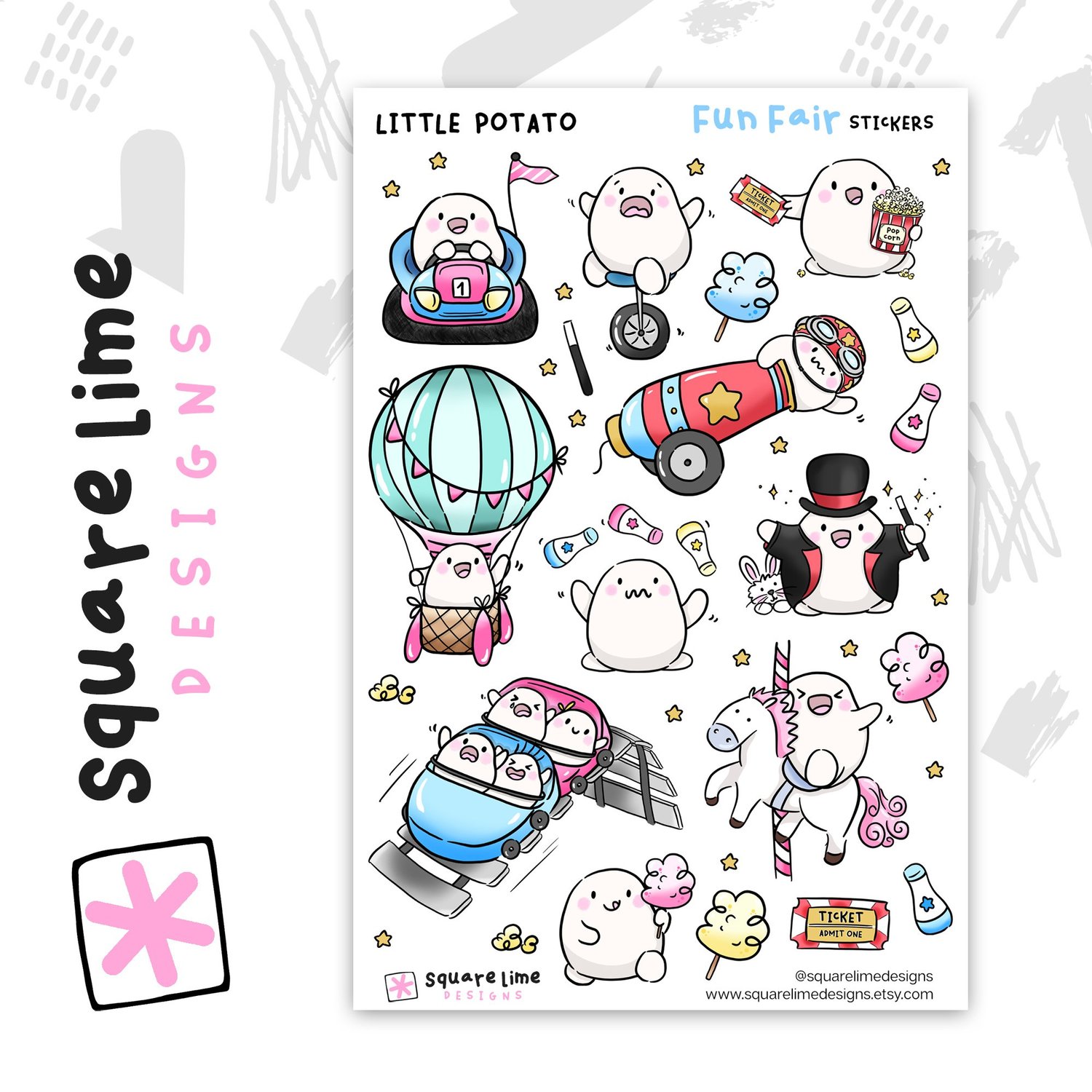 Stickers — Store 2 — Square Lime Designs