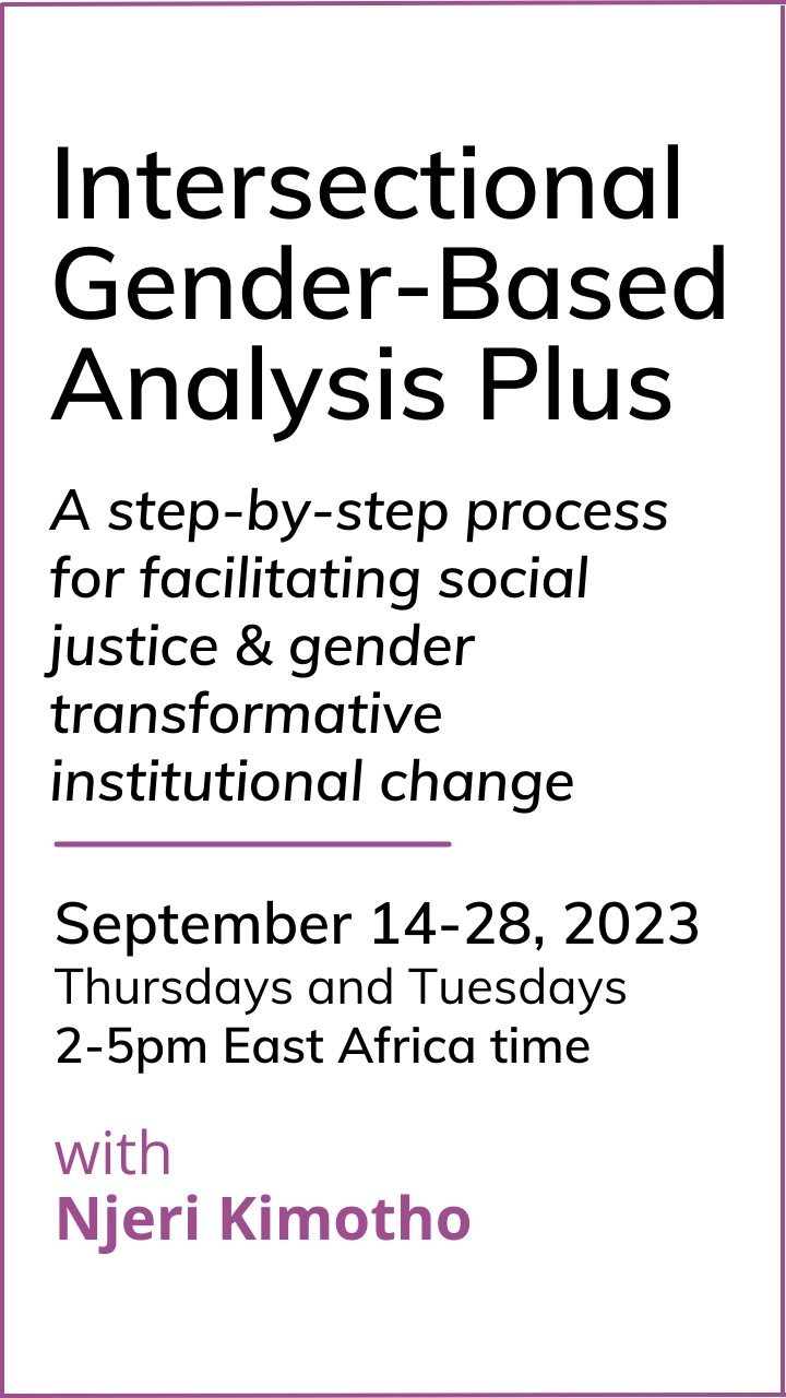 Gender Equality and Social Justice Trainings and Workshops Online ...