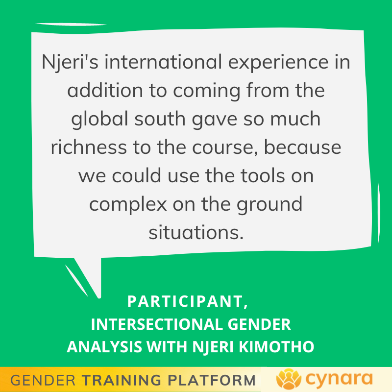 Intersectional Gender Based Analysis Plus Training Program — Cynara ...