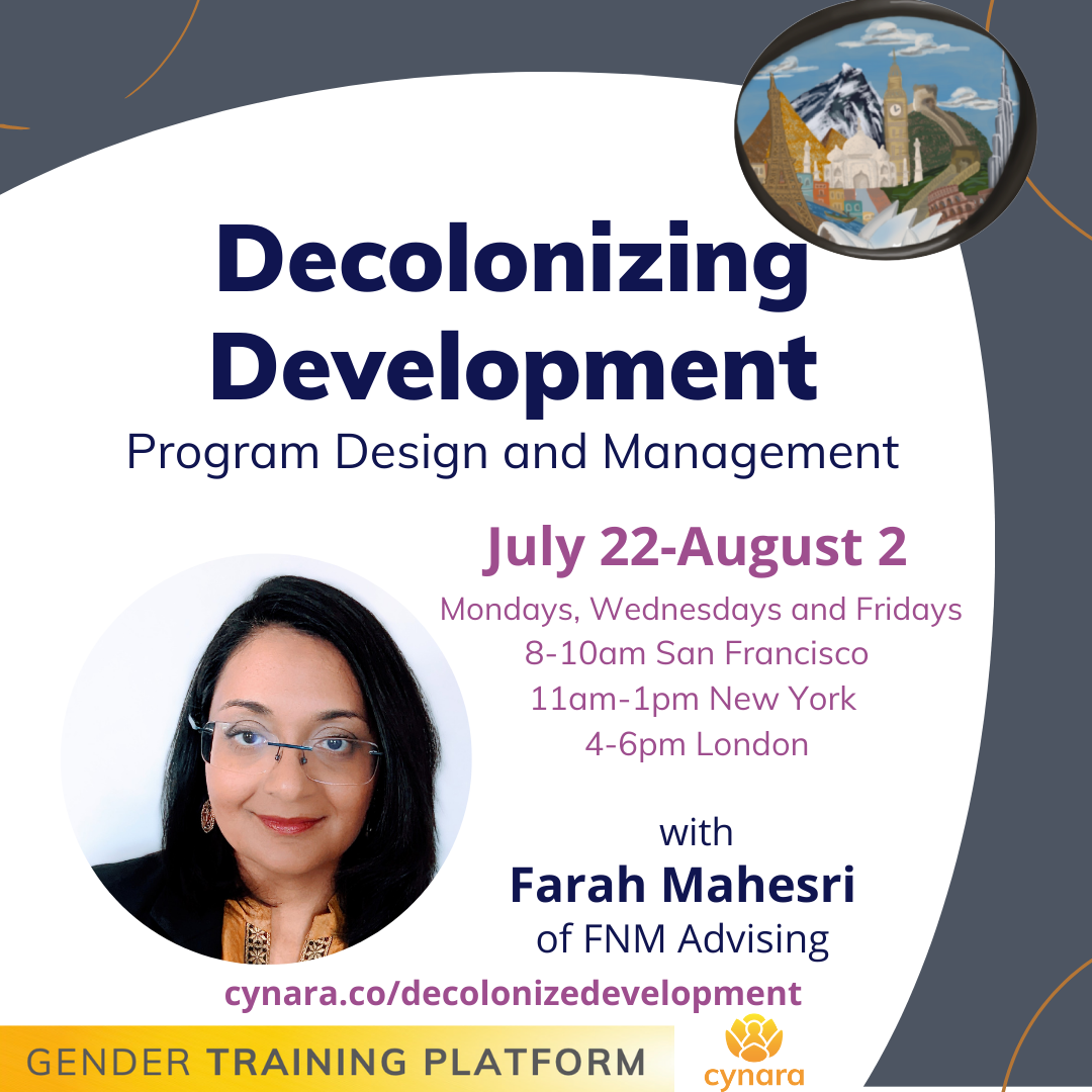 Decolonizing Development - Online Training Workshop for INGO and other ...