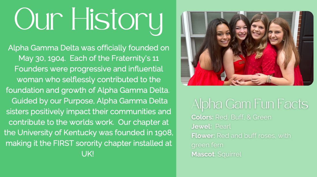 Alpha Gamma Delta — Kentucky Panhellenic