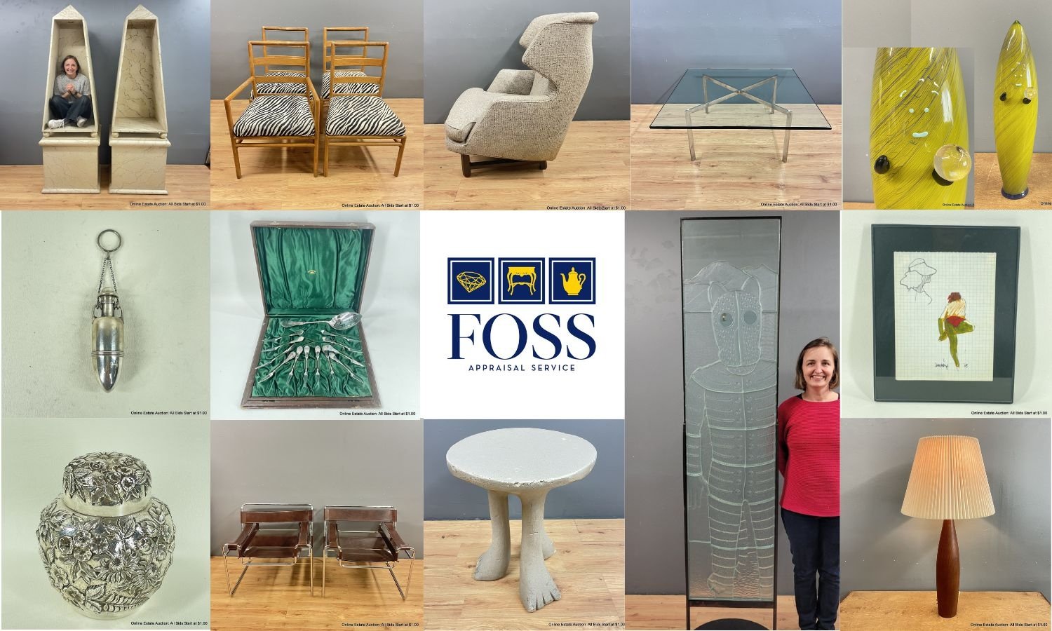 Online Estate Auction Listings — Foss Appraisal Service