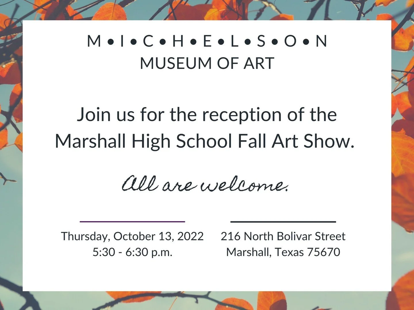 Exhibitions — Michelson Museum of Art