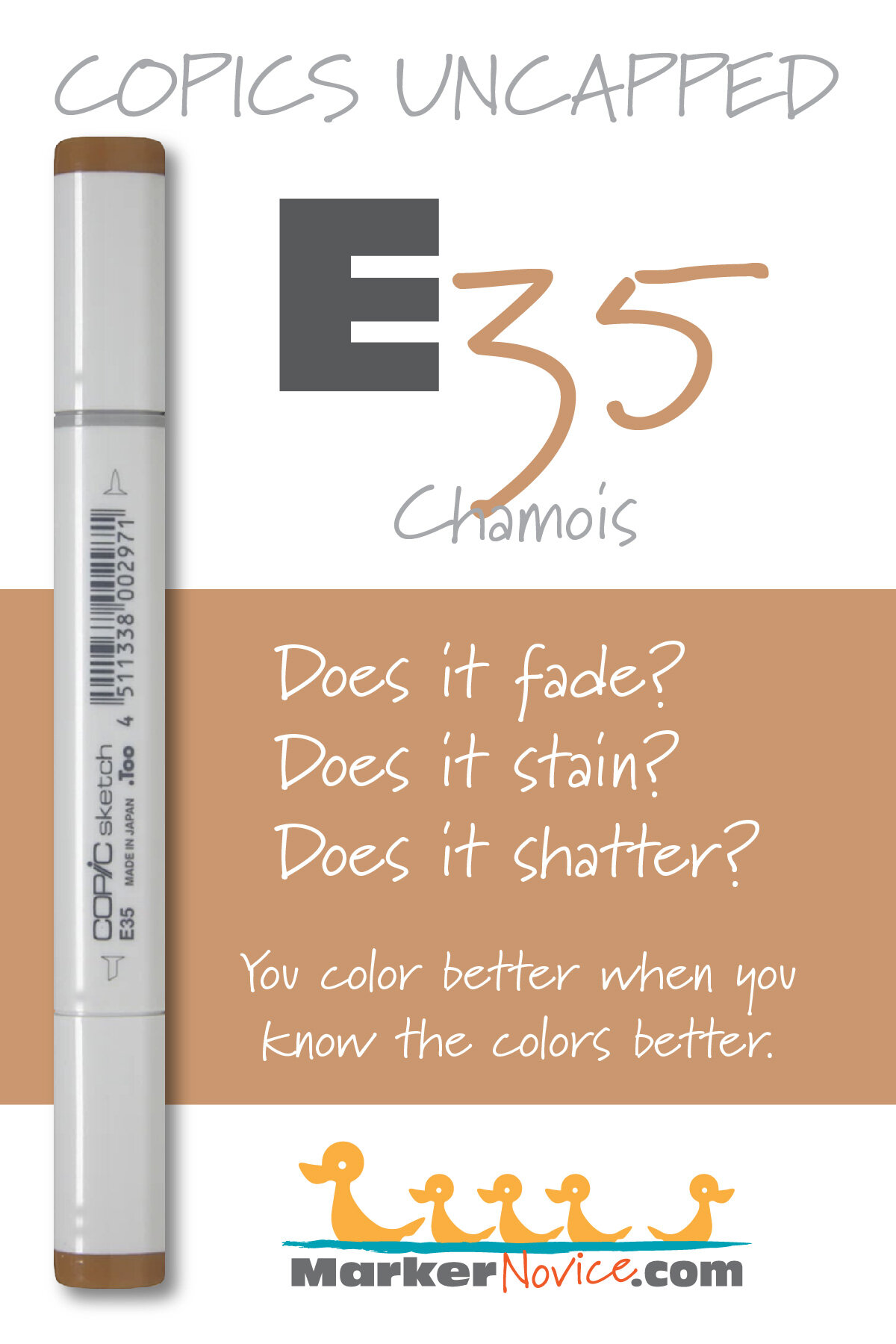 Copic Marker Ink Testing: How Copic Colors Behave for Better Blending ...