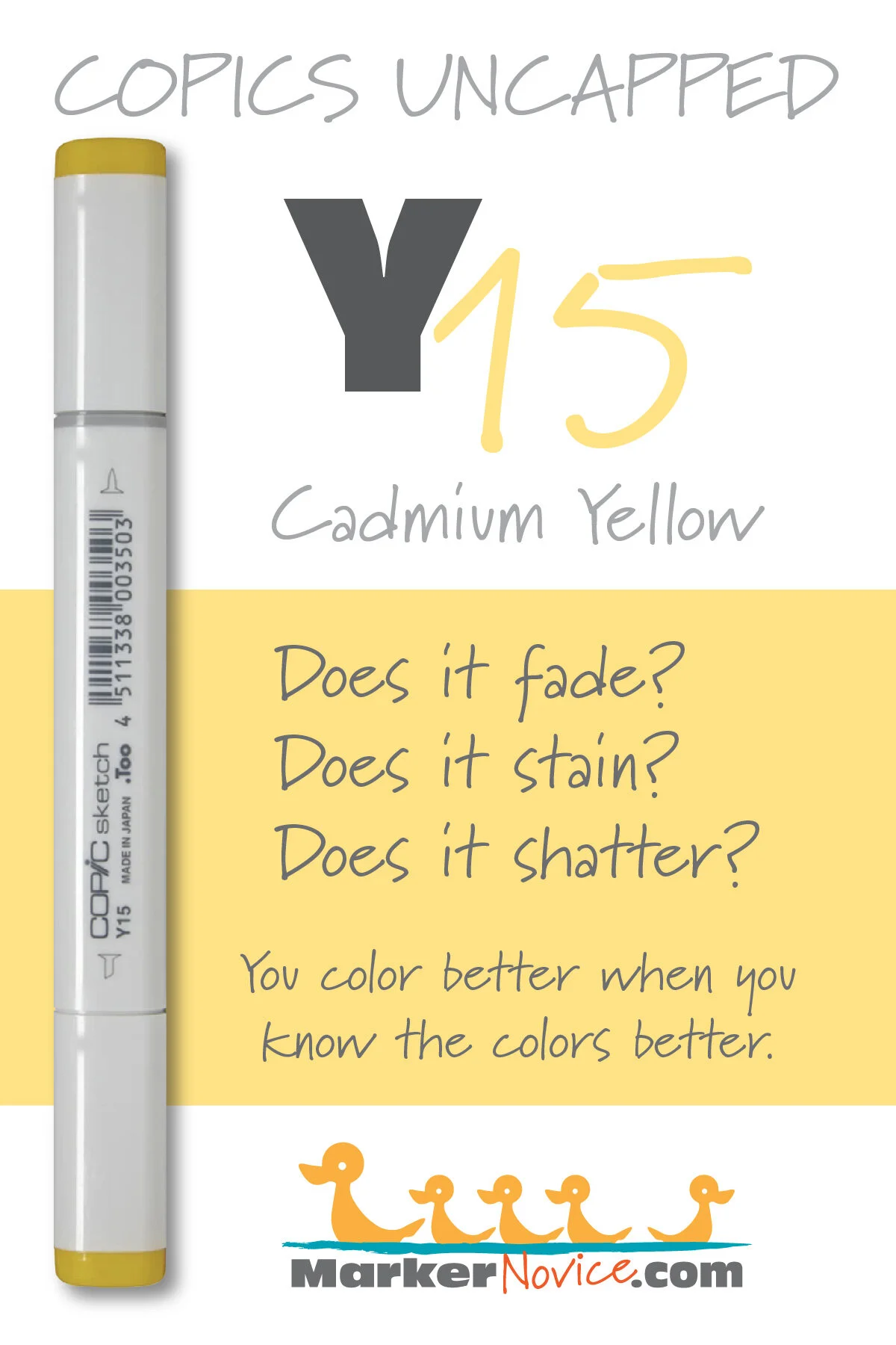 Copic Marker Ink Testing: How Copic Colors Behave for Better Blending ...