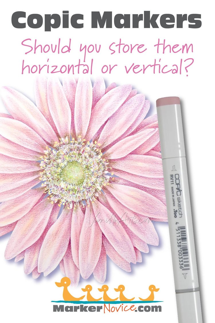 How to Store Copic Markers: Horizontal or Vertical? — Marker Novice